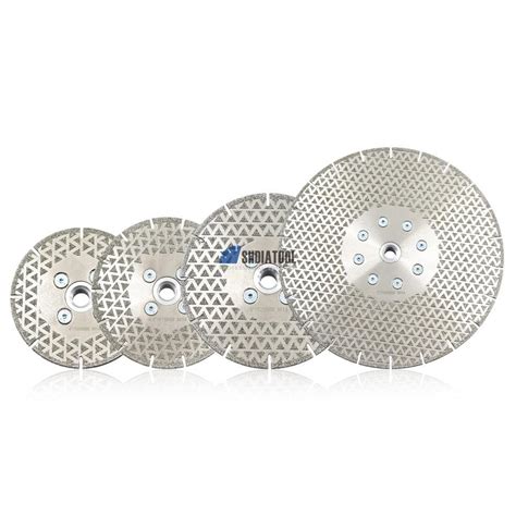 Electroplated Double Side Triangle U Groove Shape Diamond Cutting