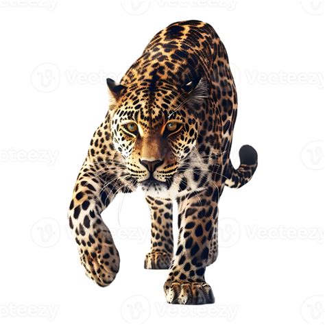 Jaguar Walking Looking Straight 56249041 Png