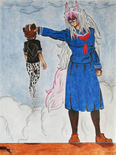 Yena Vs Ferryl Ookami Murenase Seton Gakuen By Thecrazyman14 On