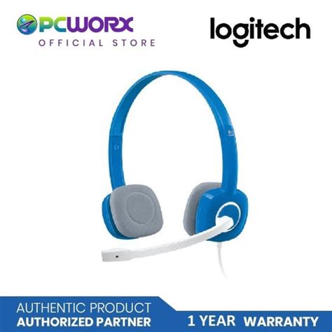 Logitech H150 3 5mm Jack Headset Stereo Blue Logitech Headset Headset Logitech Headset 3 5