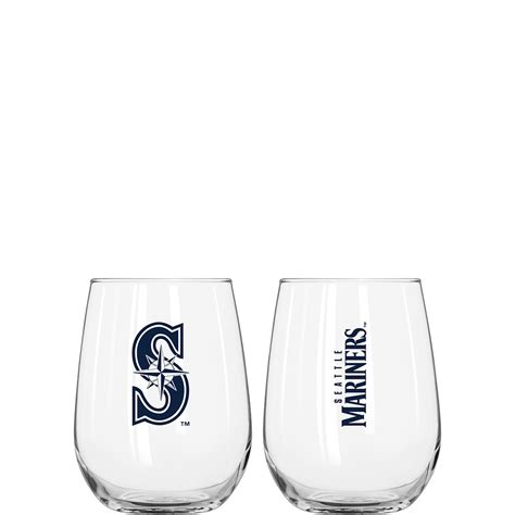 Seattle Mariners 16oz Gameday Curved Beverage Glass Total Wine And More