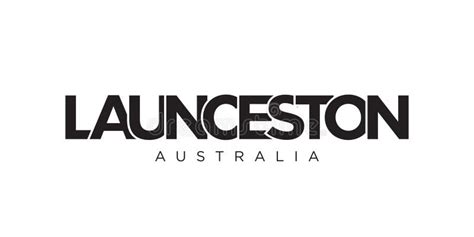 Launceston In The Australia Emblem The Design Features A Geometric