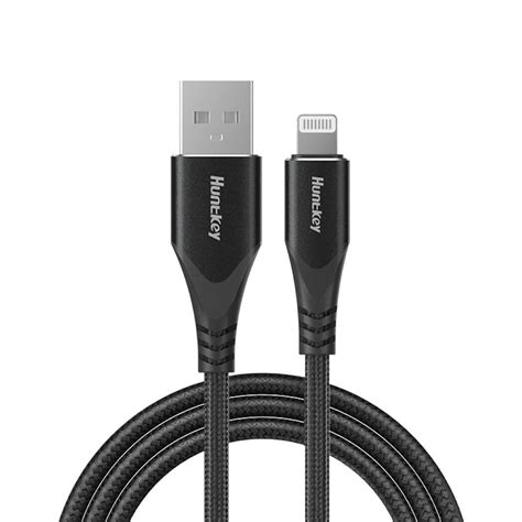 Huntkey Usb A To Lightning Cable Sr Braided 1 5m As2 Electronics