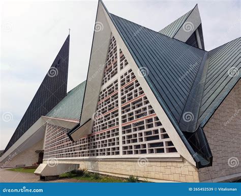 Sanctuary Of Blessed Aniela Salawa In Sepraw Poland Editorial Stock Image Image Of Gothic