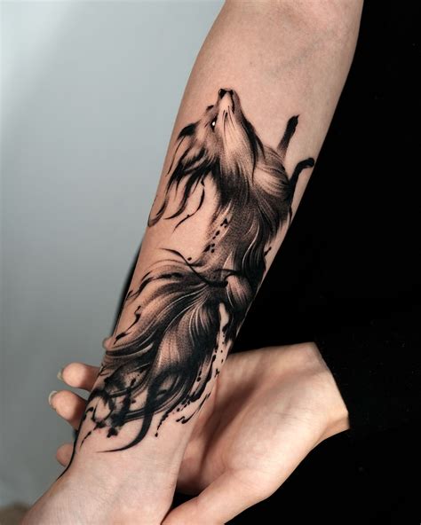 Gumiho Nine Tailed Fox Tattoo