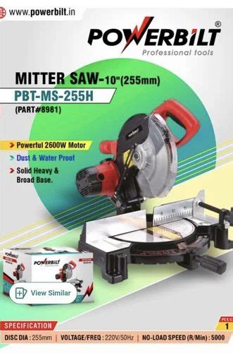 Powerbilt 10 Metersaw Pbt Ms 255 At ₹ 9500piece Bengaluru Id