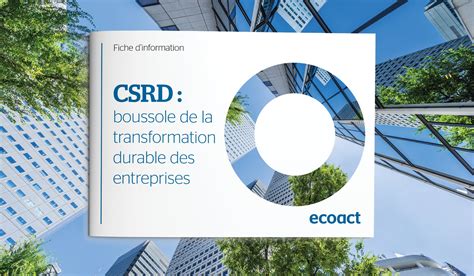 Fiche Dinformation Sur La Csrd