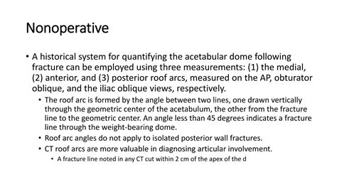 Acetabulum And Hip Dislocation Report Pptx