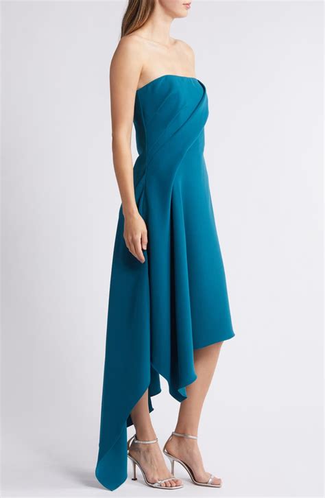 Amsale Asymmetric Strapless Cocktail Dress Nordstromrack