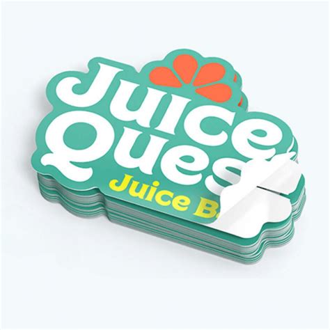 Die Cut Logo Stickers Custom Shapes No Minimum Label Printing Co