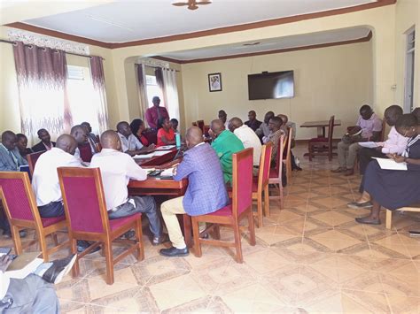 National Performance Assessment In Budaka By The Team From The Office