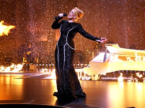 Adele Singing Wedding Dress
