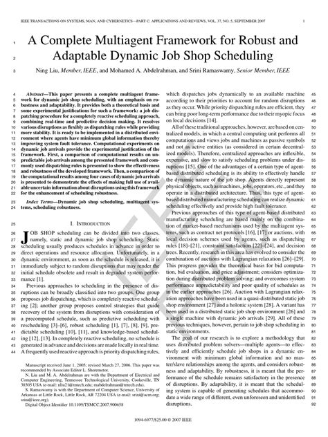 Pdf A Complete Multiagent Framework For Robust And Adaptable Dynamic
