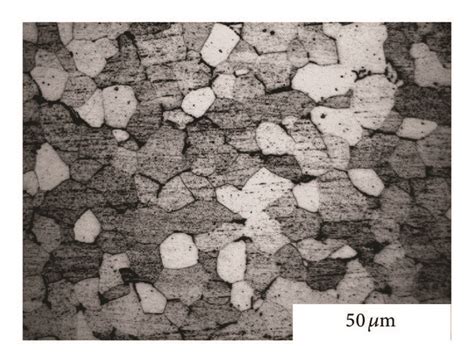 Microstructure Of A Sheet Material Showing Ferritic Structure Adapted