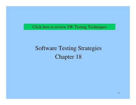 Se10 Software Engineering Presents Analysis Design Testing Methods With An Emphasis