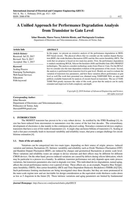 Introduction To Silvaco And Mosfet Simulation Technique Pptx