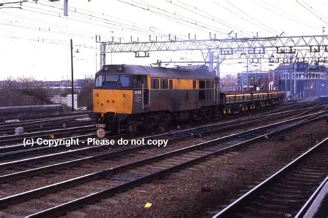 Original 35mm Railway Slide Class 31 31196 Stratford Jan 1991 With