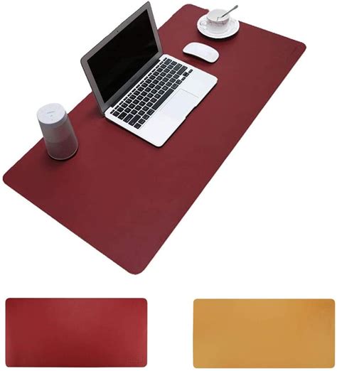 Desk Pad Protector Pu Leather Desk Mat Desk Blotte Grandado