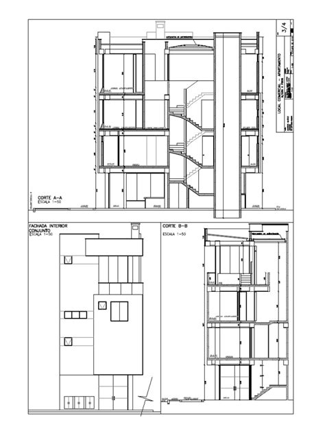 Cortes Fachadas 1 Model 1 3066 Pdf