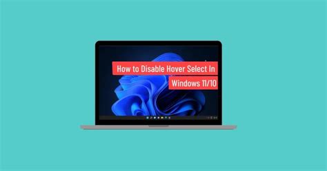 how to disable selection highlight on hover in windows 11