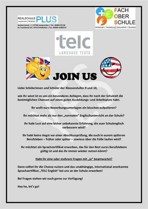 Telc Language Tests Realschule Plus