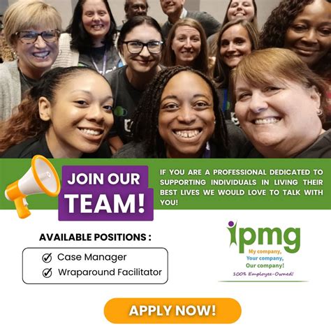 Join The Ipmg Team Ipmg Professionals Make Important And Positive