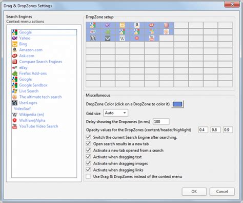 Firefox Drag And Drop Zones Innovative Search Ghacks Tech News