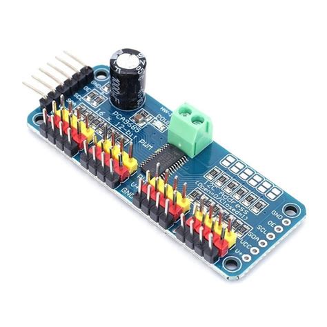 10 Uds Servocontrolador Pca9685 Módulo Controlador Interfaz Iic Motor Pwm De 16 Canales Y 12