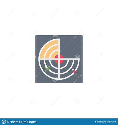 Radar Scan Stock Vector Illustration Of Sign Design 206107242