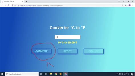 Celsius To Fahrenheit Converter Project In Javascript With Source Code
