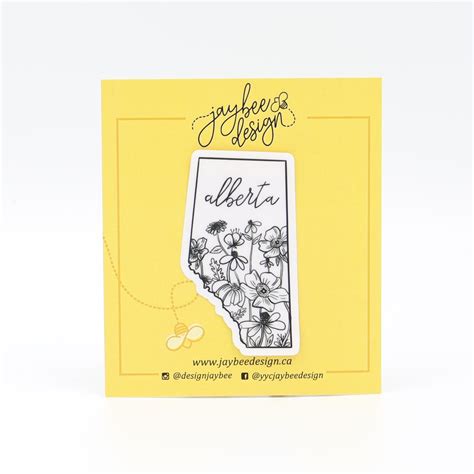 Alberta Floral Sticker By Jaybee Design Ram Shop