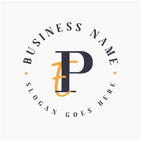Premium Vector Elegant Letter Pe Initials Logo For Corporate Branding