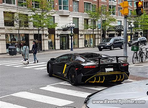 Lamborghini Aventador Spotted In Toronto Ontario Canada On 05 27 2017