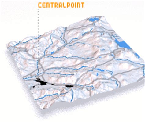 Central Point United States Usa Map