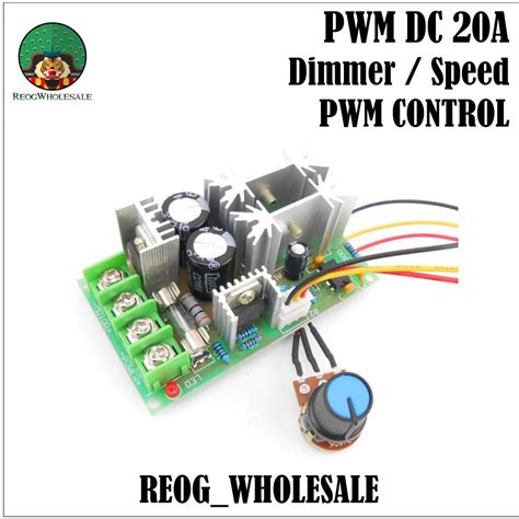 Jual High Power Pwm Speed Control Motor Dc Led Dimmer 20a 12v 24v 36v