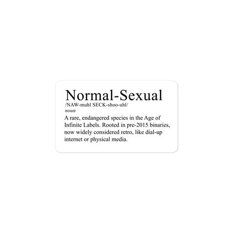 Normal Sexual Sticker Film Threat