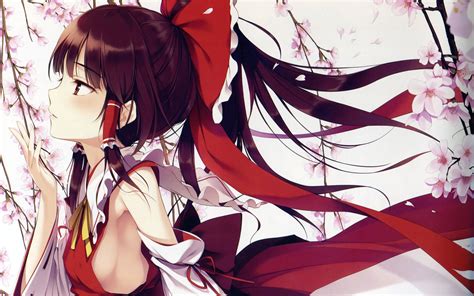 Reimu Hakurei Hd Wallpaper A Stunning Anime Delight 1920x1200