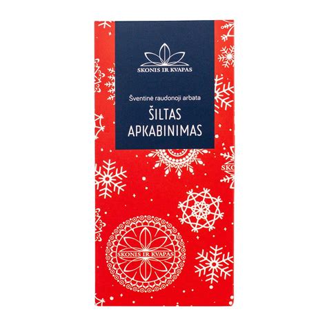 Raudonoji Arbata Šiltas Apkabinimas 80 G