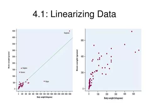 Ppt 41 Linearizing Data Powerpoint Presentation Free Download Id