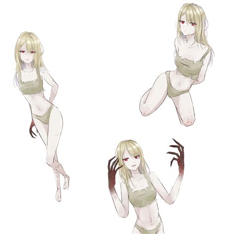 Rule 34 1girls Blonde Hair Blood Claws Left 4 Dead Midriff Pale Skin