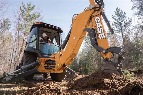 Case Backhoe Digging