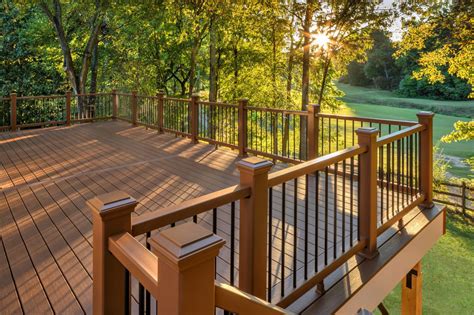 Rustic Deck Railing Ideas Deck Top Rail Ideas For A Polished Perimeter
