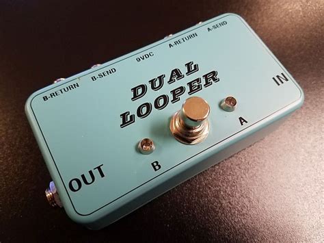 Dual True Bypass Looper Switch Reverb
