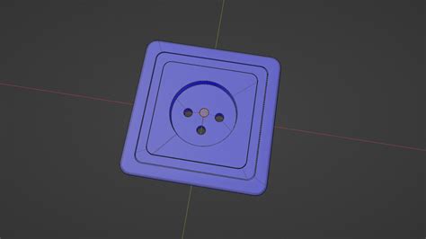 3d Model Electrical Outlet Ac Power Socket 3d Model Vr Ar Low Poly Cgtrader