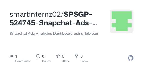 Github Smartinternz02spsgp 524745 Snapchat Ads Analytics Dashboard Using Tableau Snapchat