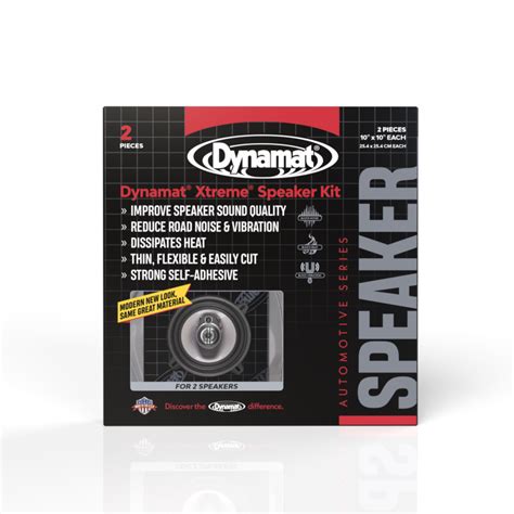 Dynamat Xtreme Speaker Kit Car Sound Deadening Dynamatstore