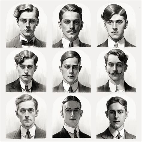 1920s Mens Etiquette Fashion And Business Vintage Hairstyles For