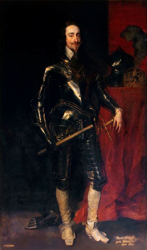 Portrait Of King Charles I Of England Scotland And Ireland