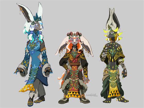 Kamabokobun Dinraal Farosh Naydra Nintendo The Legend Of Zelda The Legend Of Zelda Tears