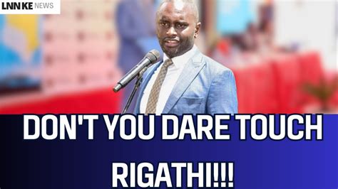 Sen Methu Dont You Dare Touch Rigathi Youtube